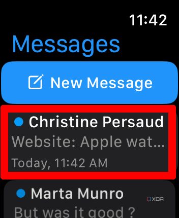 How to open web links on an Apple Watch