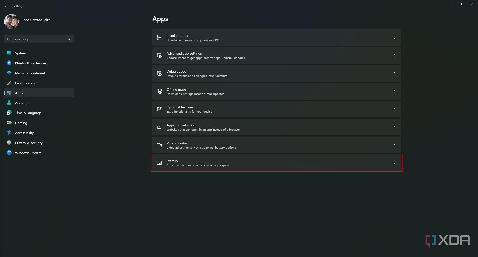 How to turn off startup tasks in Windows 11