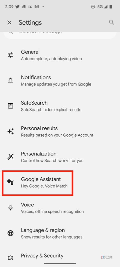 How to open Google Assistant on Android