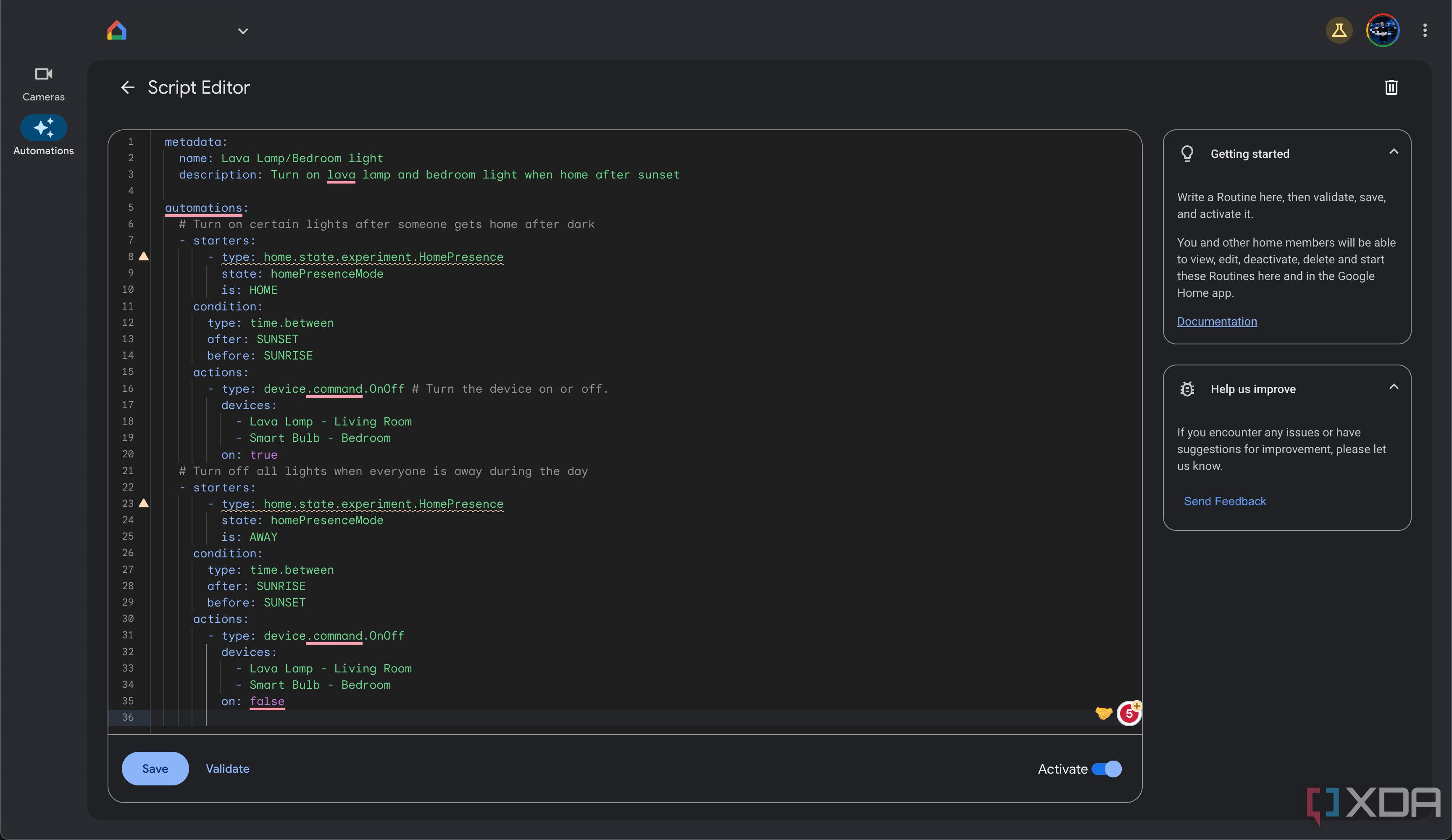 Google Home's new script editor will let users create powerful custom ... Google Home's new script editor will let users create powerful custom ...