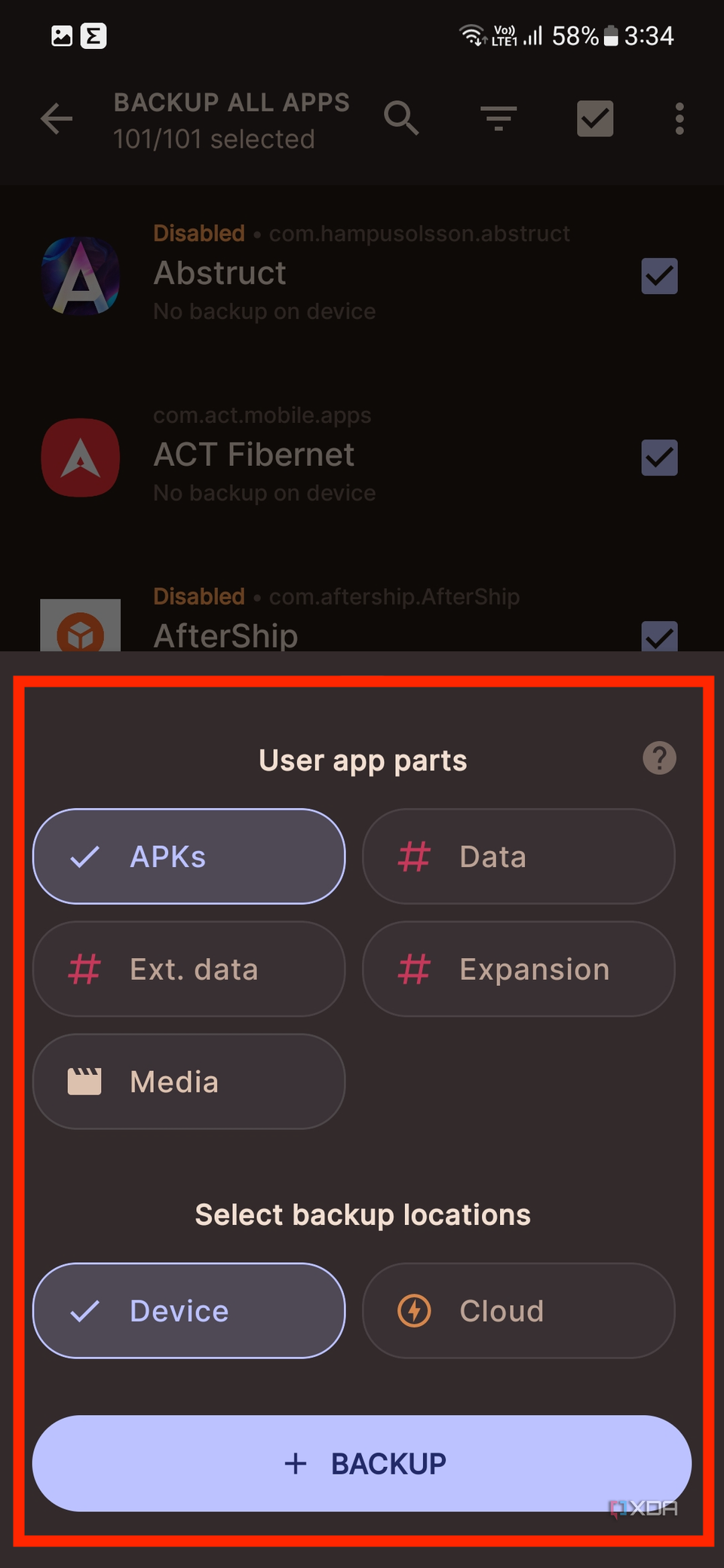 How to backup all your data on an Android smartphone
