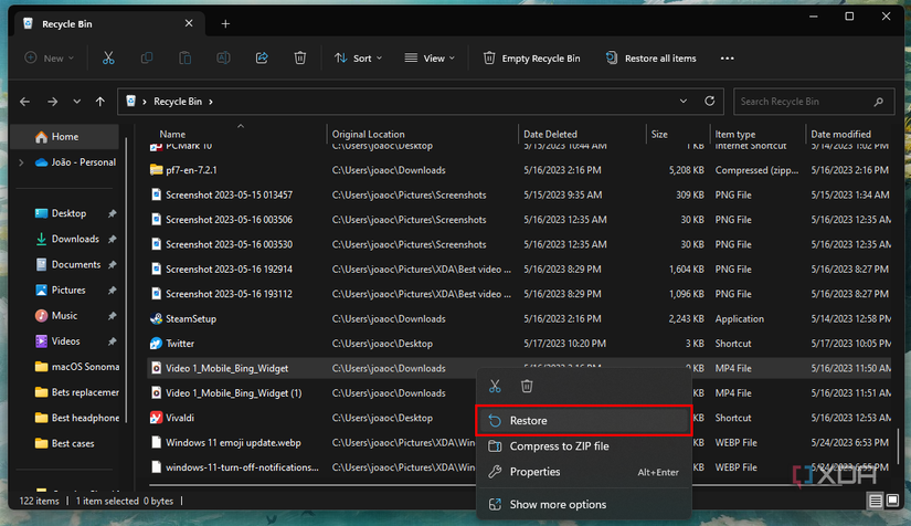 How to recover deleted files in Windows 11