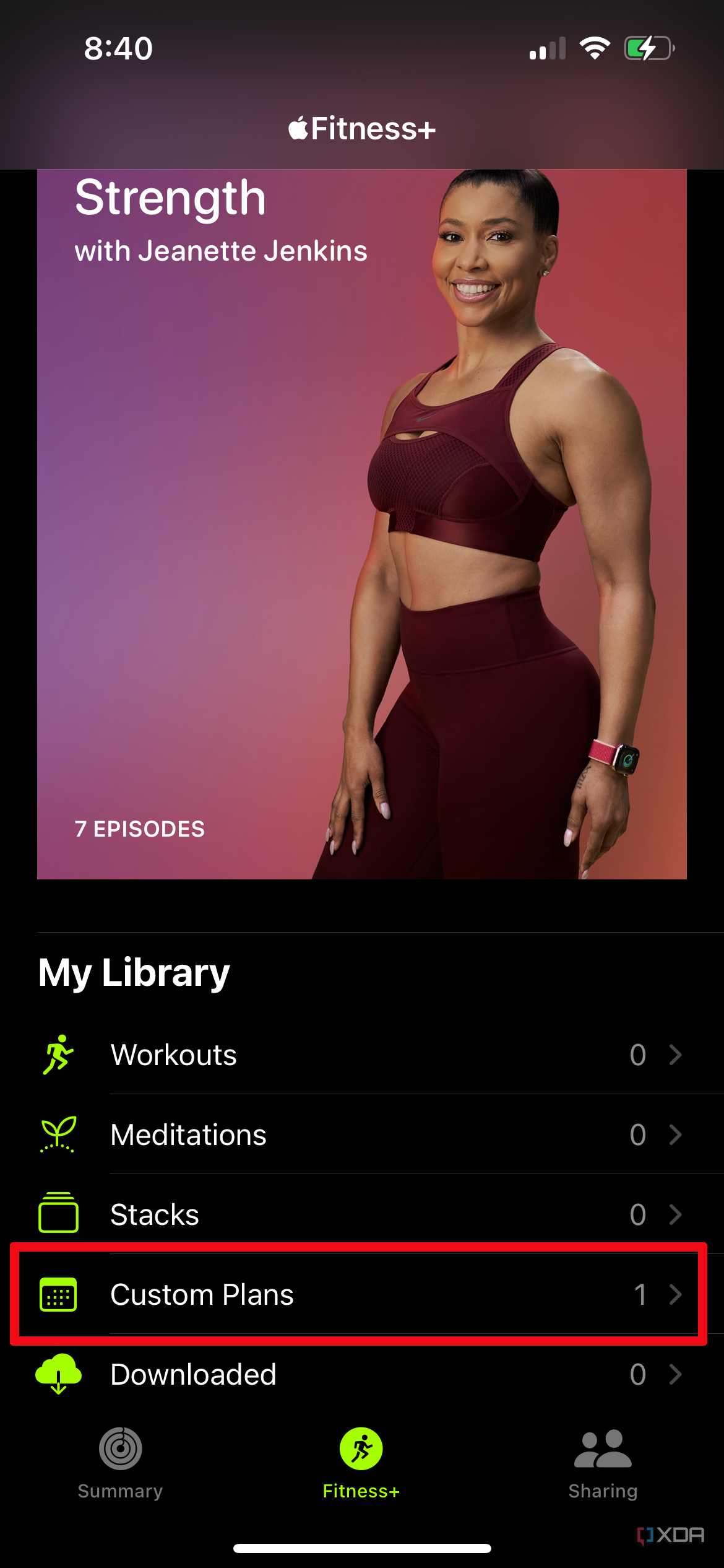 How to create a custom Fitness+ workout plan on iOS and iPadOS 17