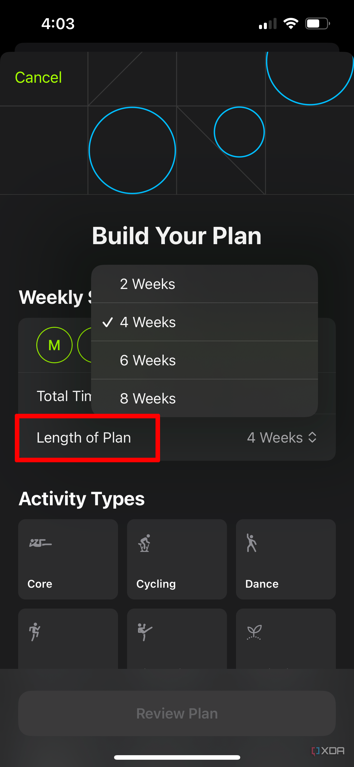 How to create a custom Fitness+ workout plan on iOS and iPadOS 18