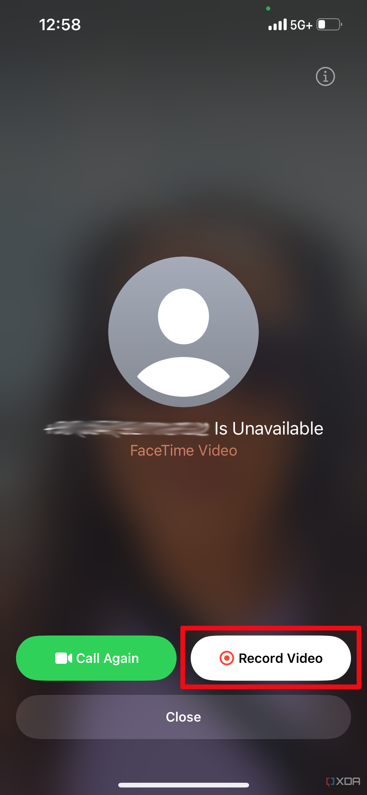 How To Leave A Facetime Video Message On Ios And Ipados 17