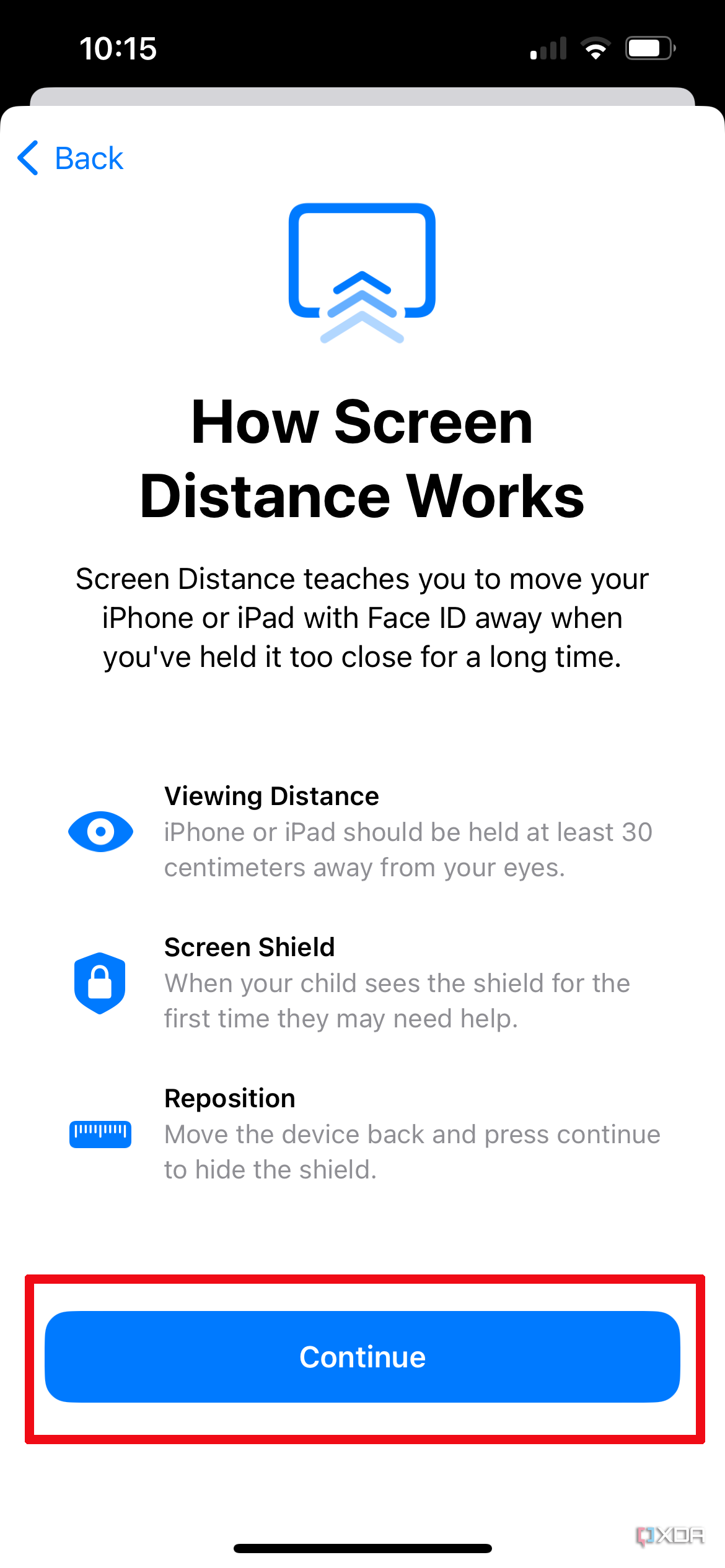 How to use Screen Distance to reduce eye strain on iOS and iPadOS 17