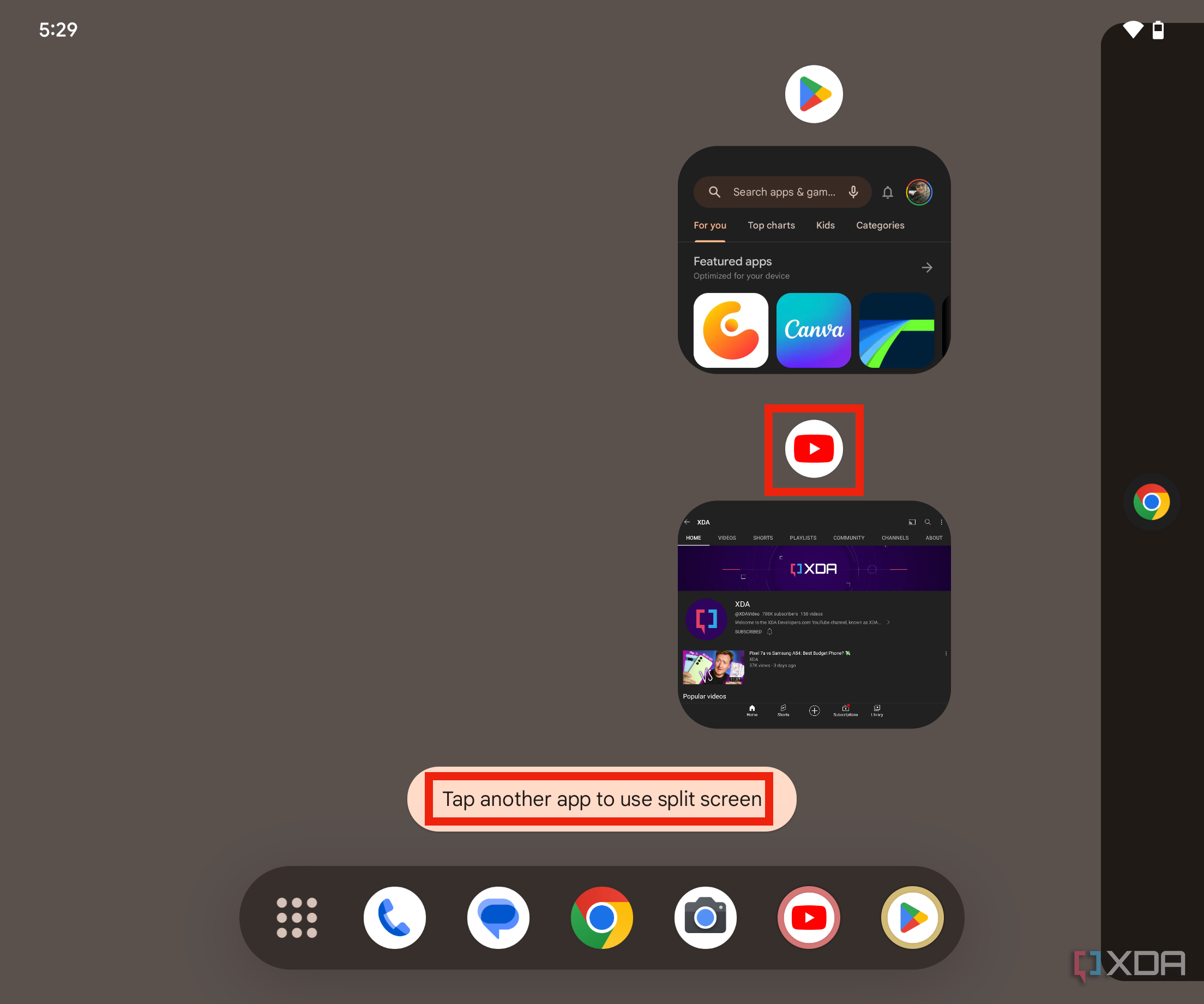 How to use two apps at once on the Google Pixel Fold