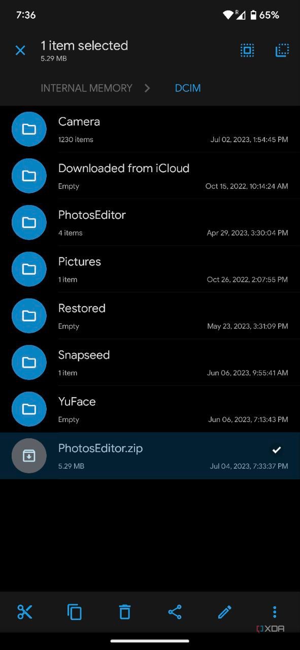 How to unzip files on Android through third-party apps