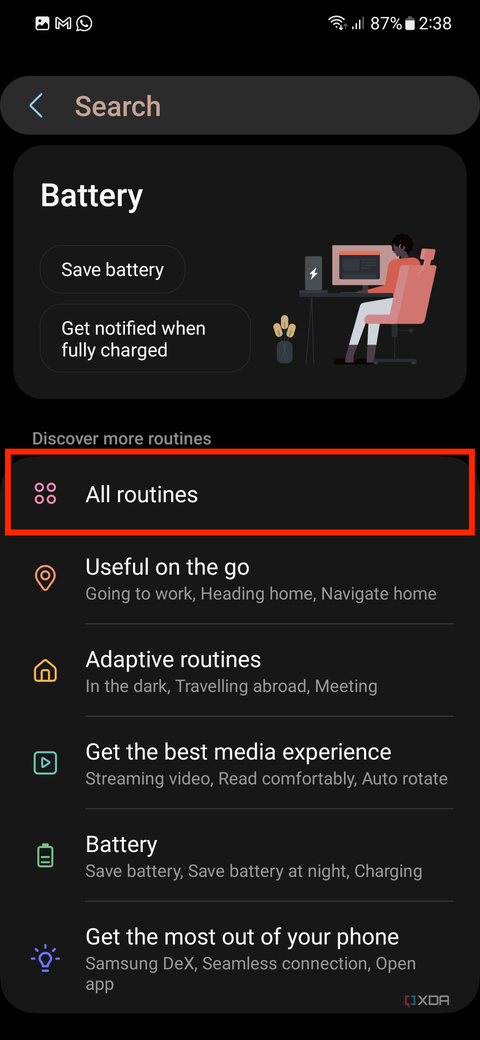 How to create custom Modes and Routines on a Samsung device