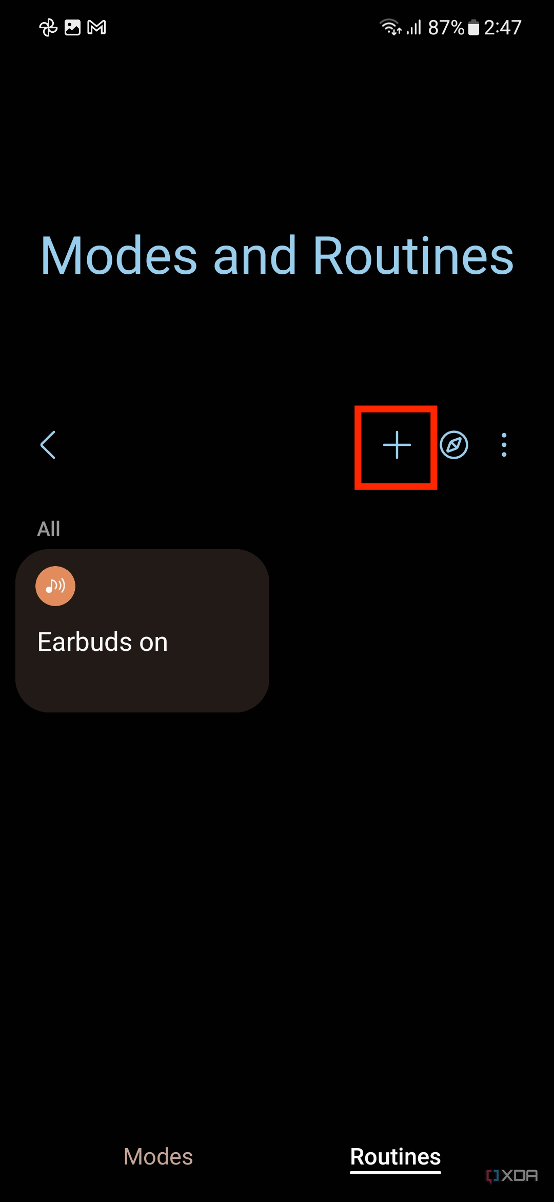 How to create custom Modes and Routines on a Samsung device