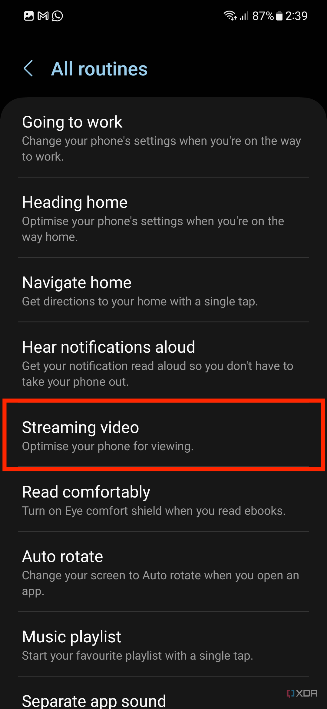 How to create custom Modes and Routines on a Samsung device