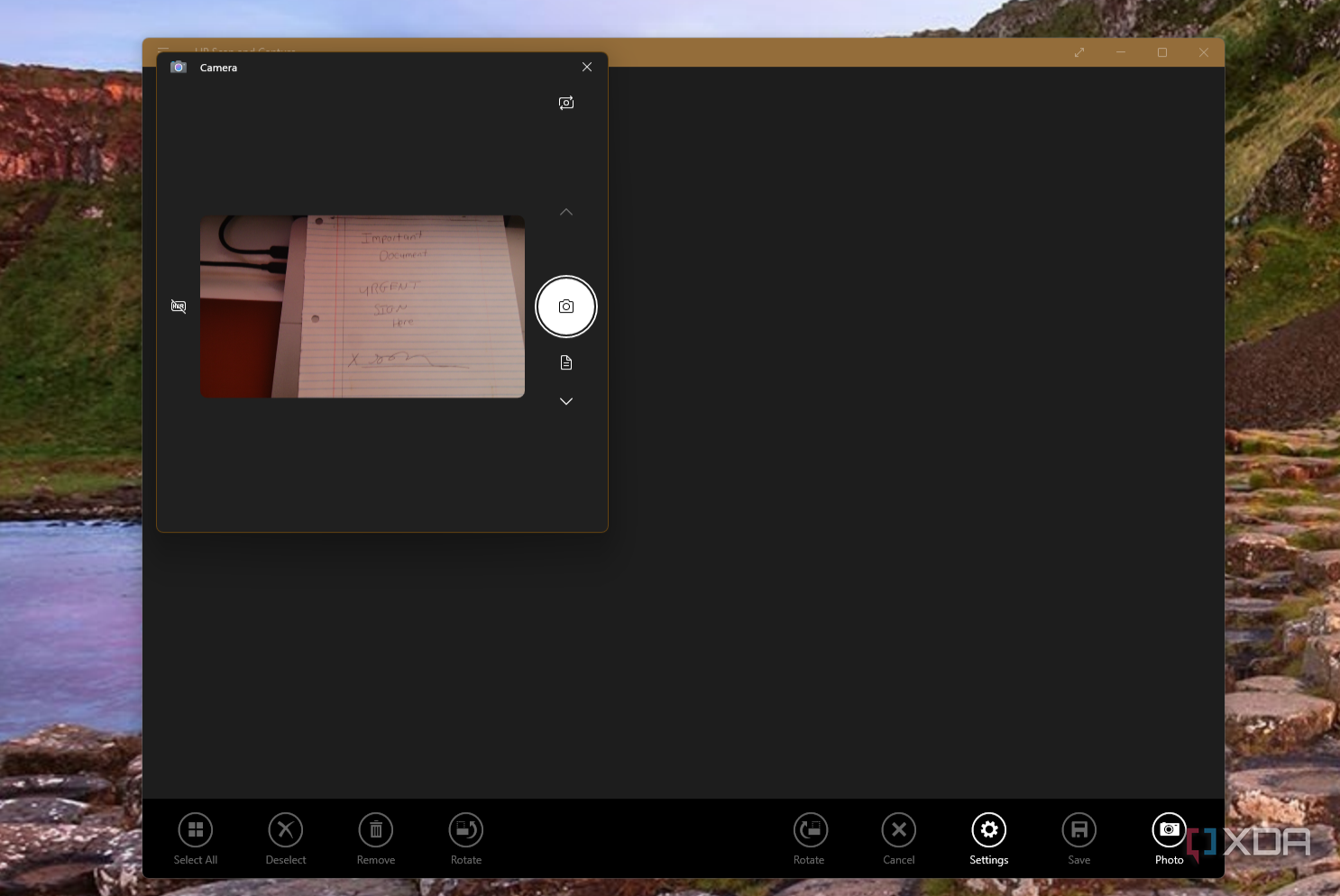 How to scan documents on Windows 11 using your webcam