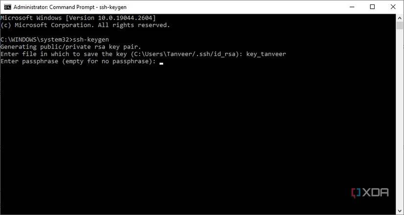 How to generate SSH keys on Windows