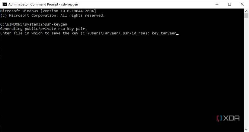 How to generate SSH keys on Windows