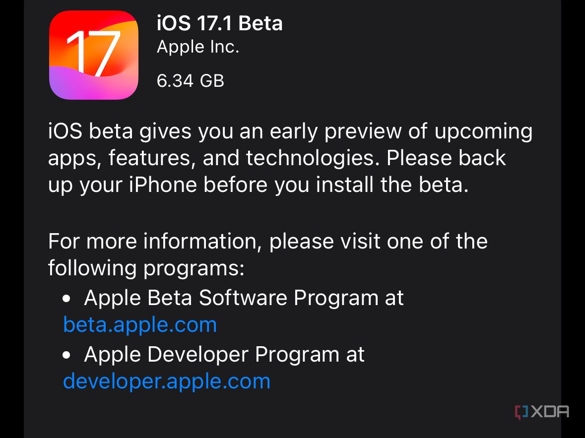 Apple releases iOS 17.1 beta 1 to developers, here's what's new