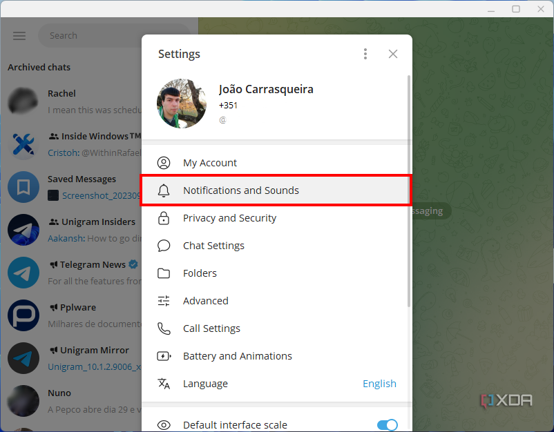 How to disable Telegram's "Contact joined Telegram" push notifications