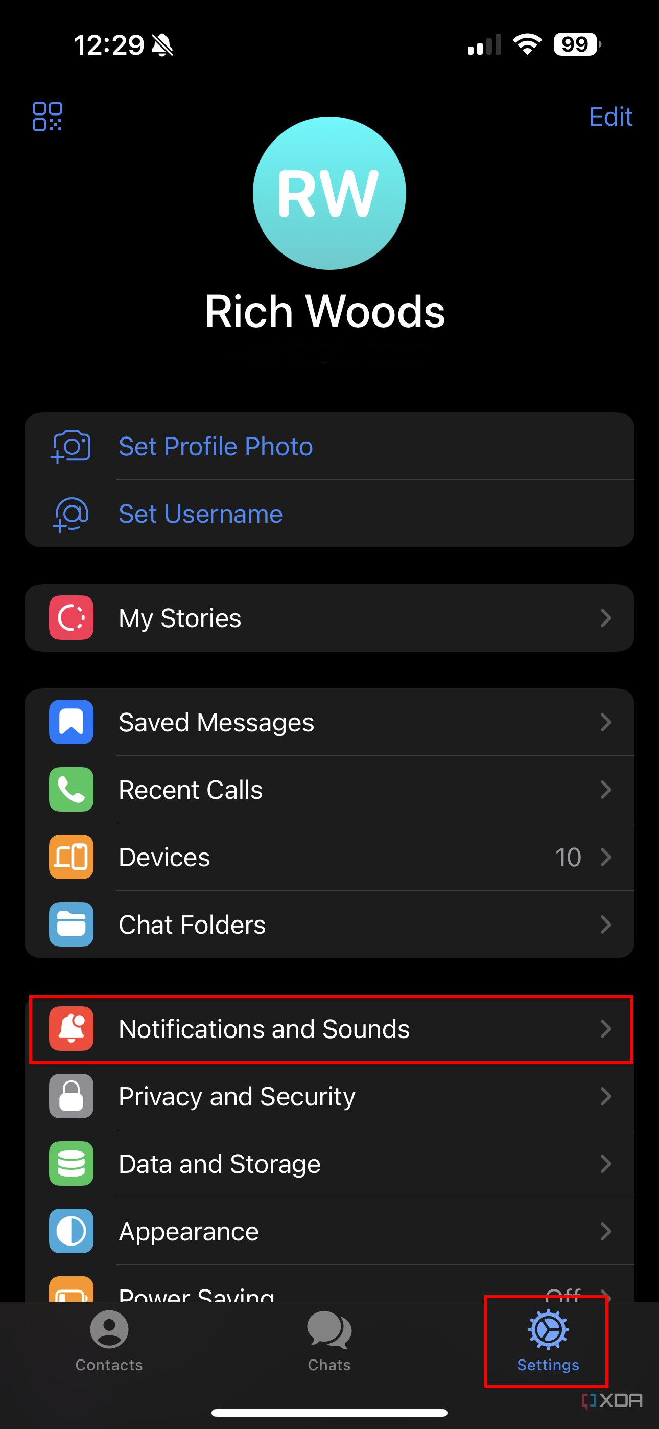 How to disable Telegram's "Contact joined Telegram" push notifications