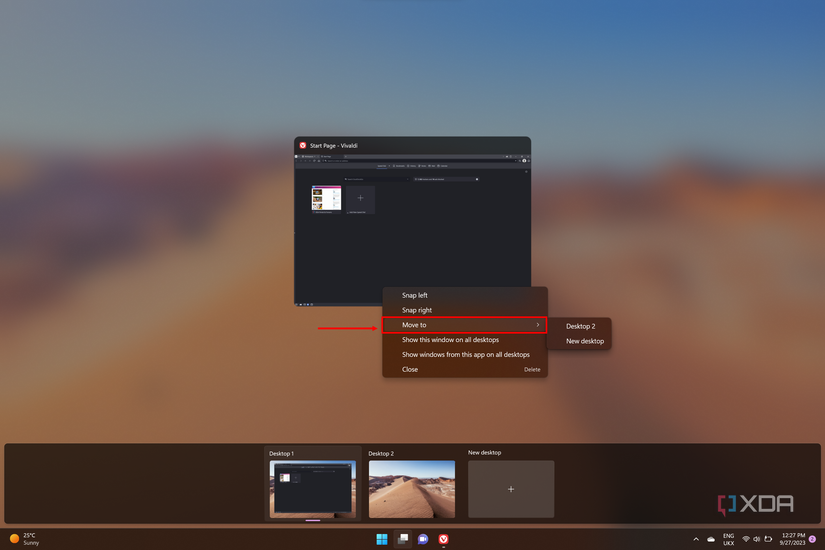 How to use virtual desktops in Windows 11