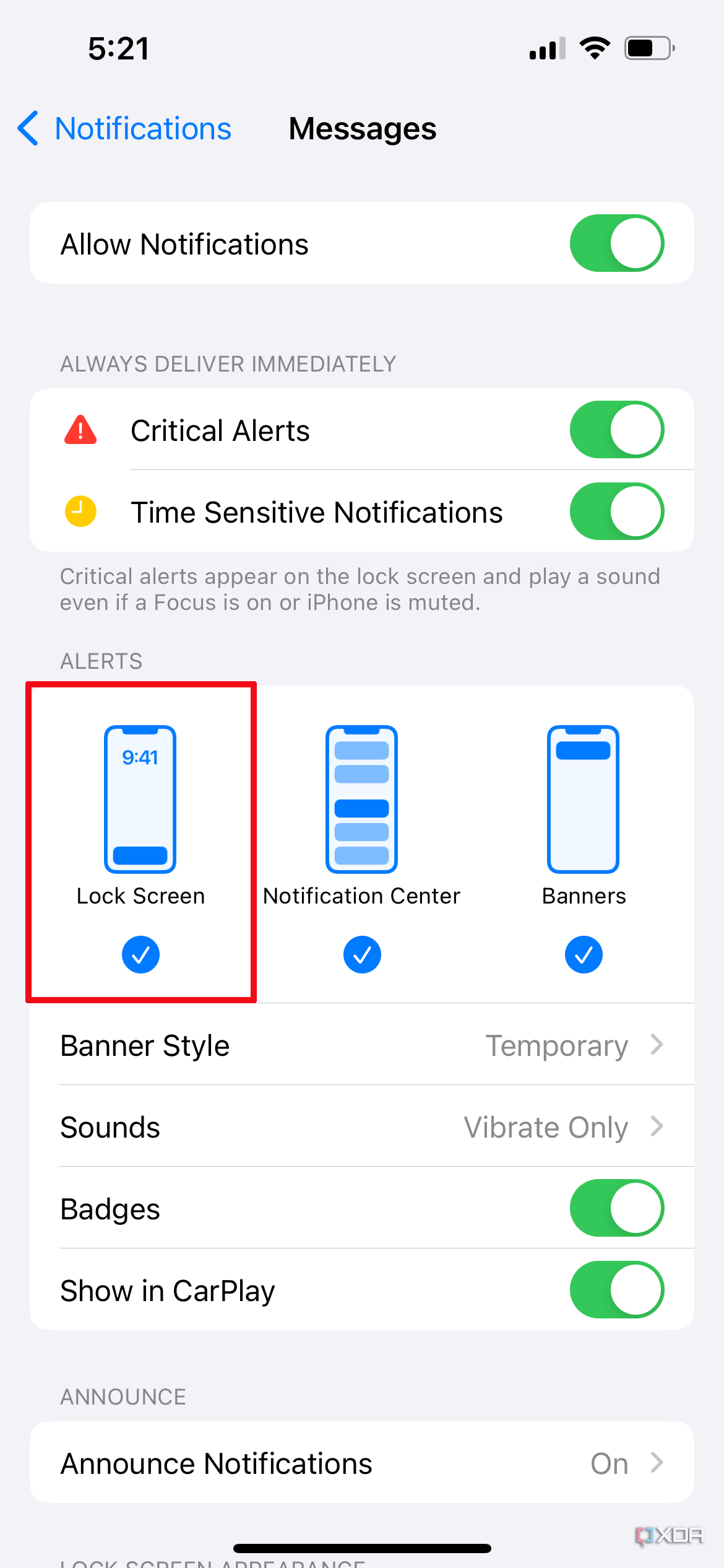 How to hide iPhone messages