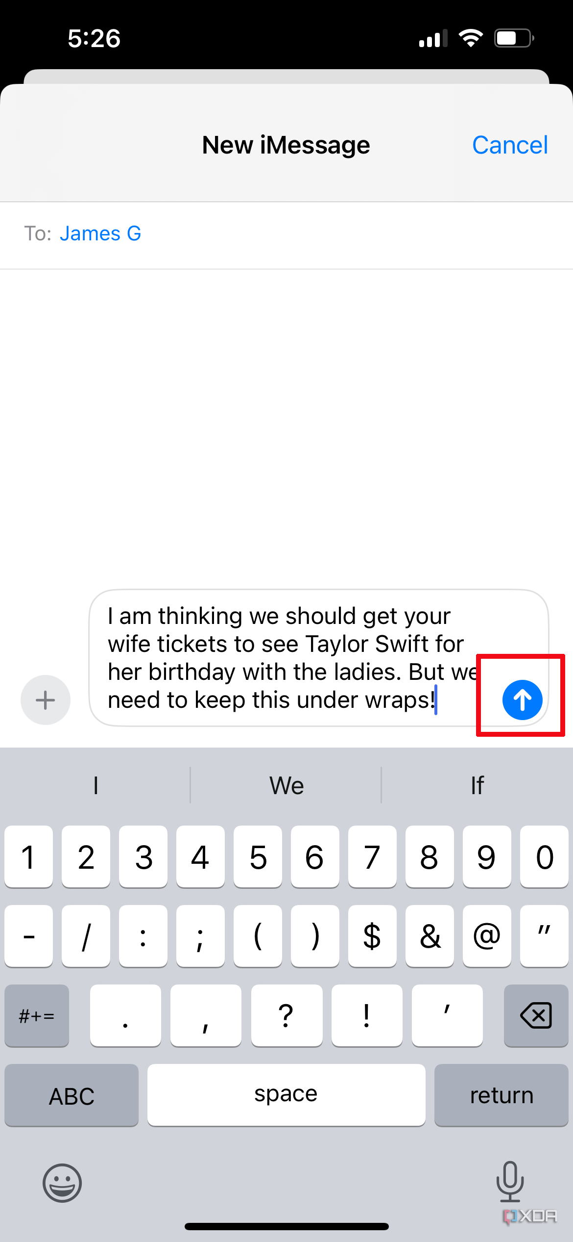 How to hide iPhone messages