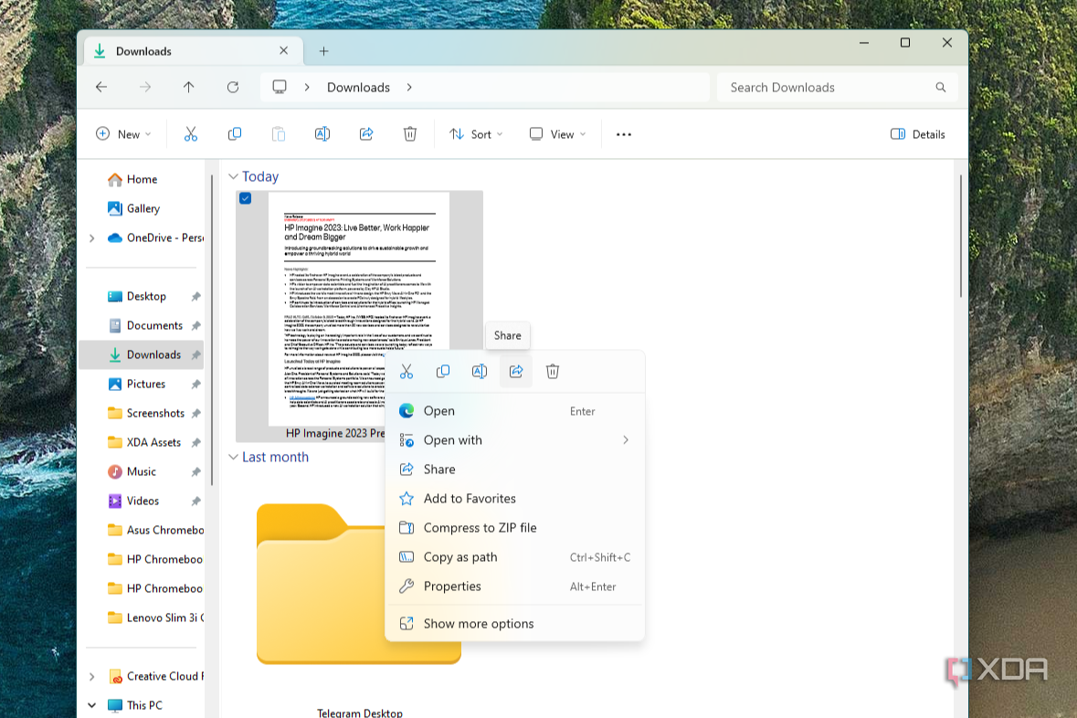 How to use Nearby sharing in Windows 11