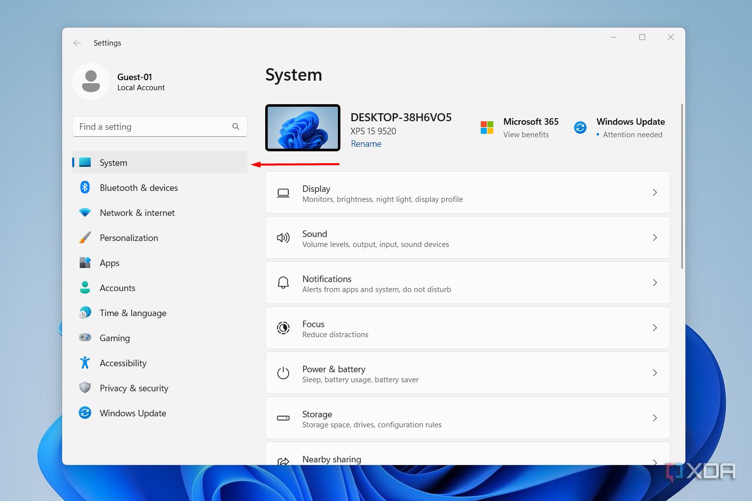 How to change brightness on Windows 11
