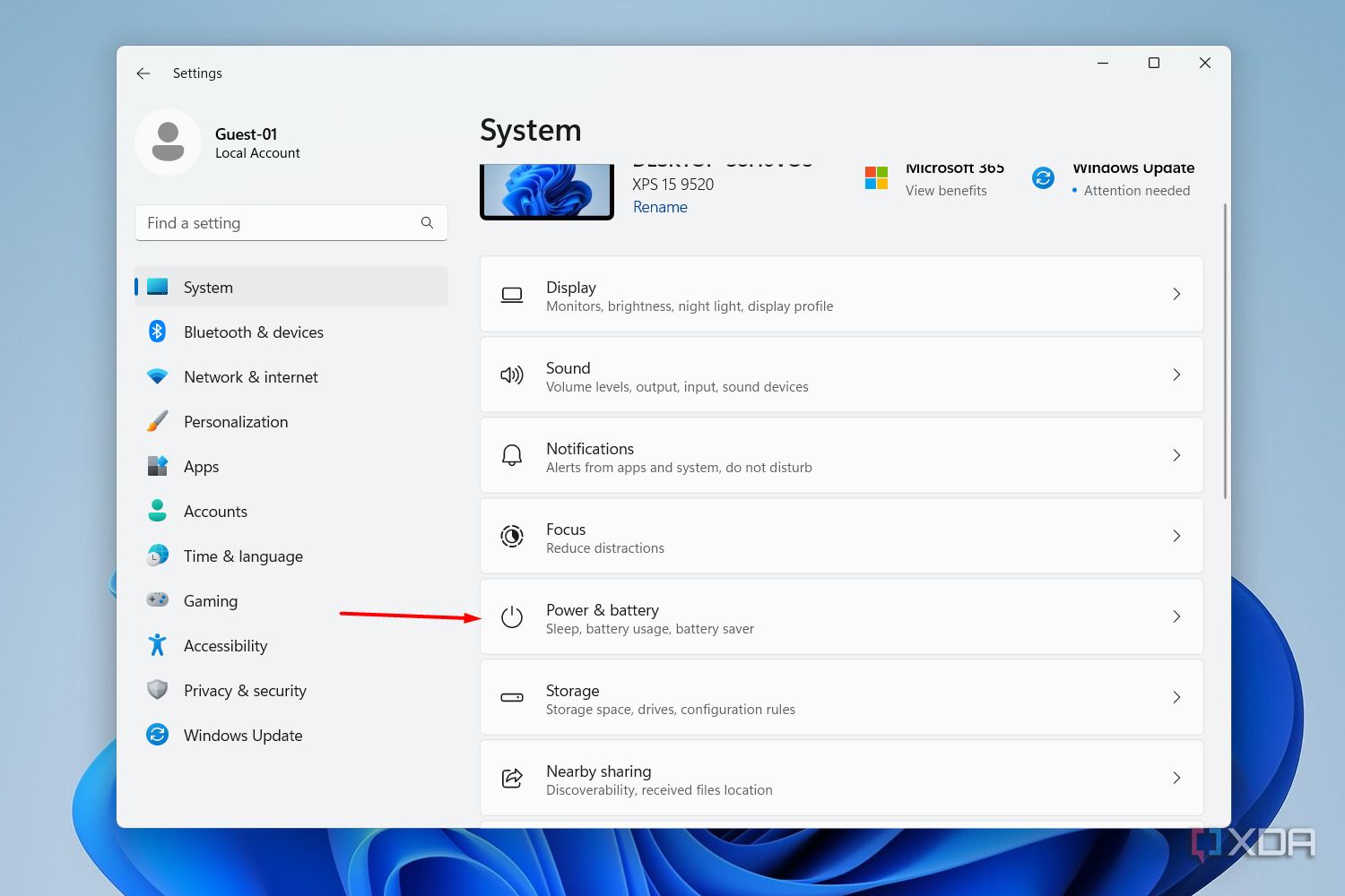 How to change brightness on Windows 11