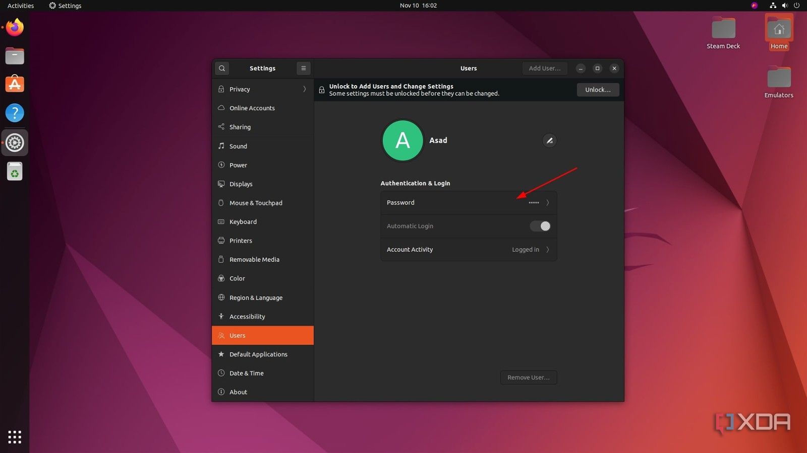 How to change password on Ubuntu Linux