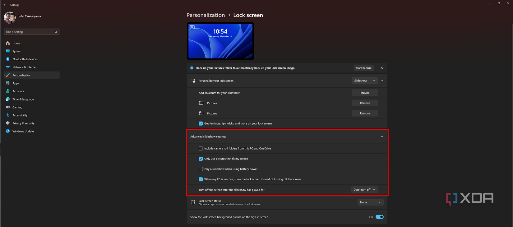 How to view photos in a slideshow in Windows 11