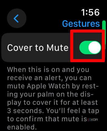How to put an Apple Watch on silent