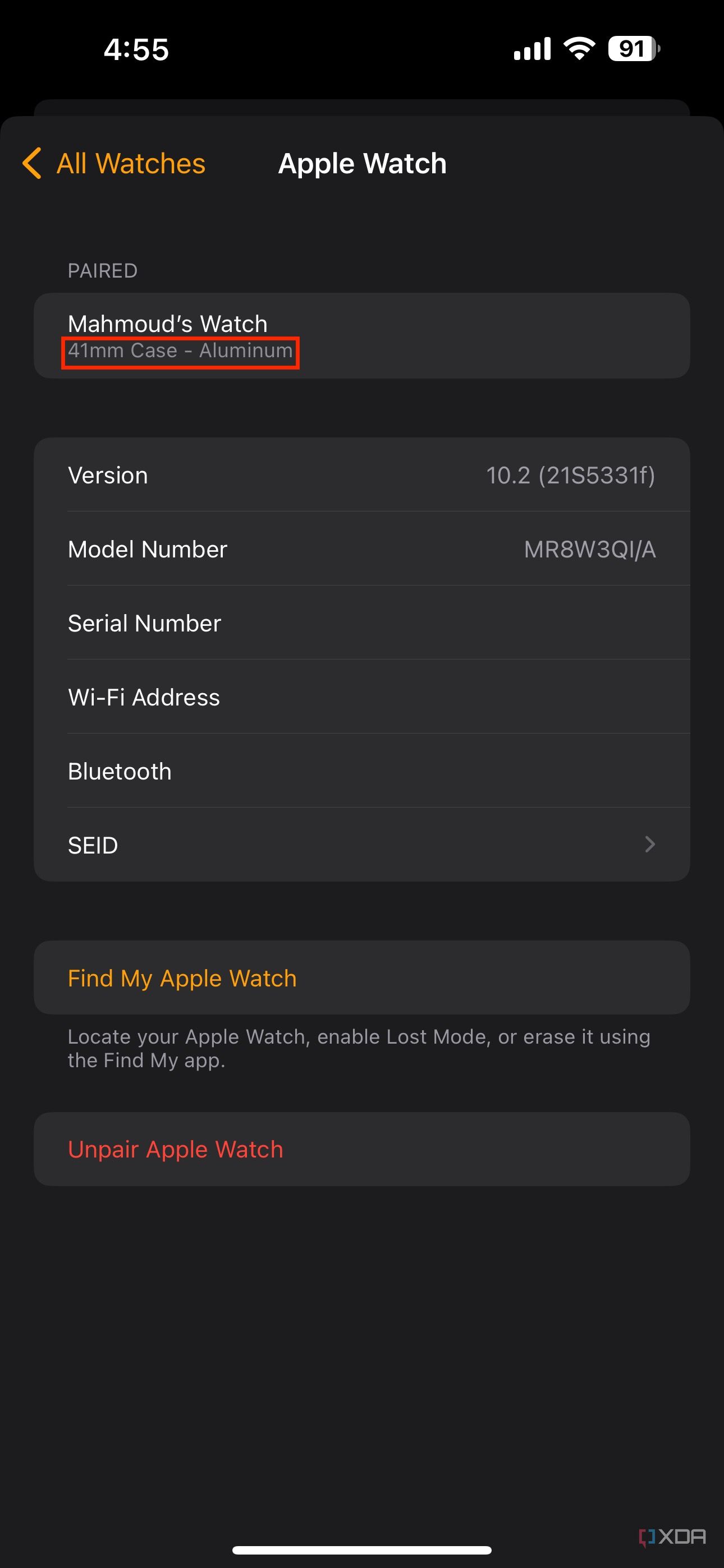How to identify your Apple Watch model