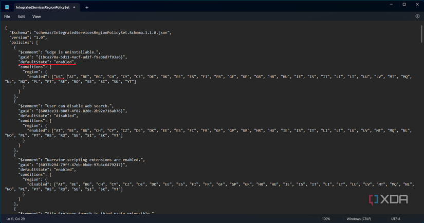 How to enable features that are EEA restricted on Windows 10 and 11