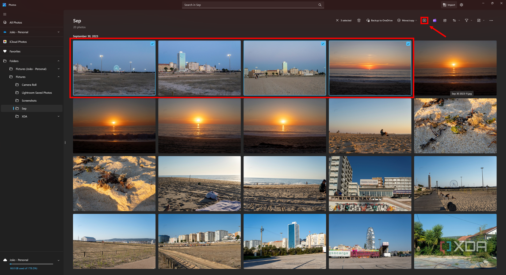 How to view photos in a slideshow in Windows 11