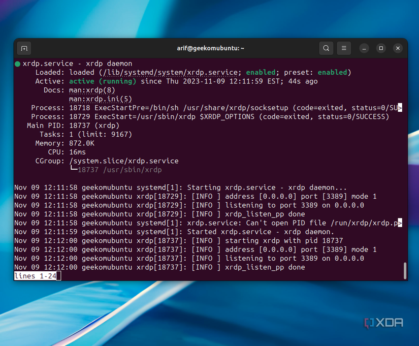 How to remote desktop to Ubuntu