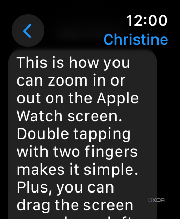 How to zoom in and out on Apple Watch
