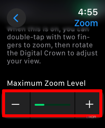 How to zoom in and out on Apple Watch