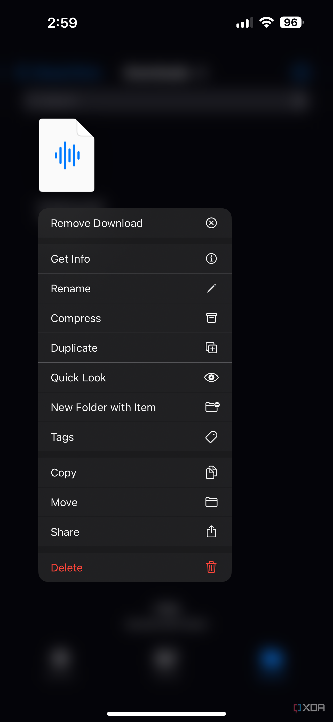 How to save a file on an iPhone or iPad