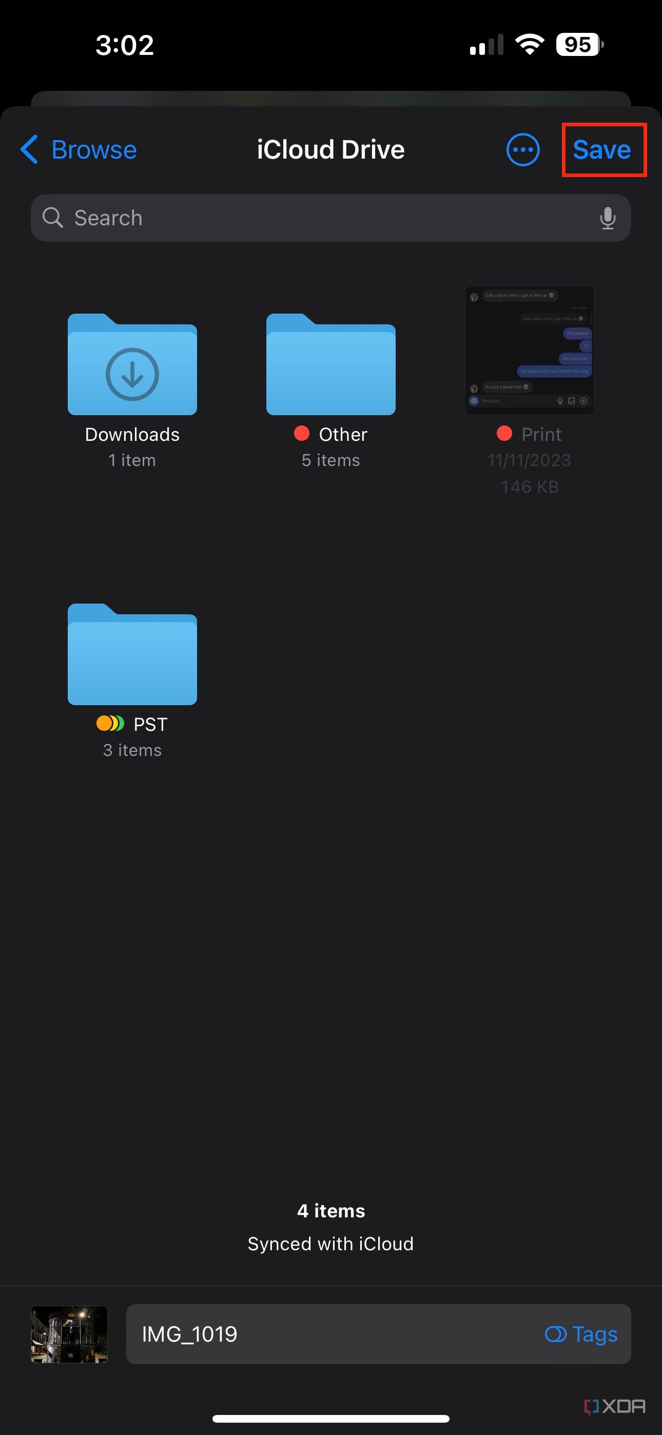 How to save a file on an iPhone or iPad