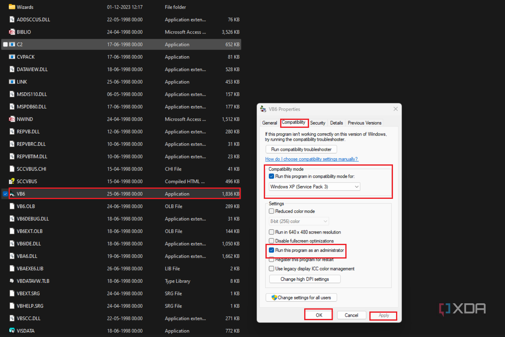 How to install Visual Basic 6.0 in Windows 11