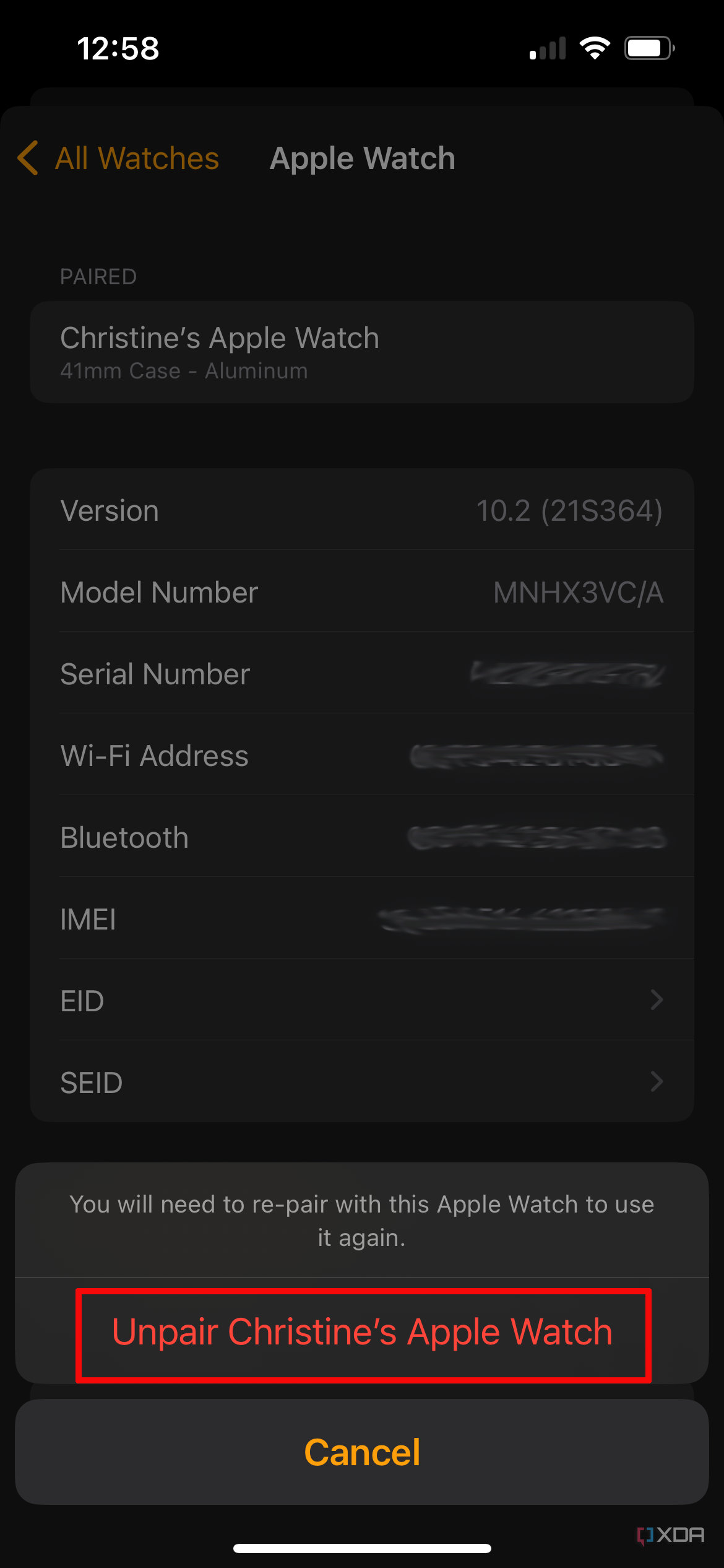 How to remove Activation Lock from Apple Watch