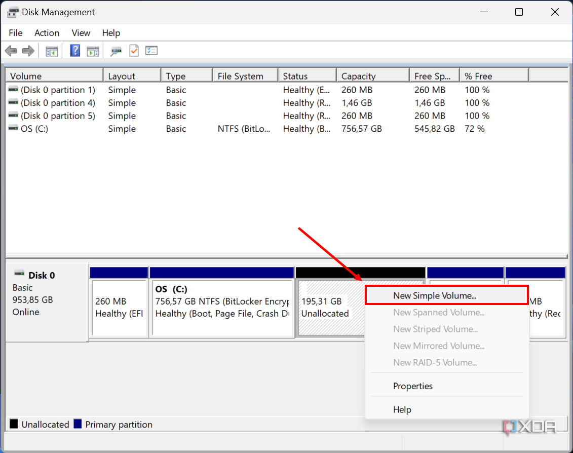 How to delete a drive partition on Windows 11