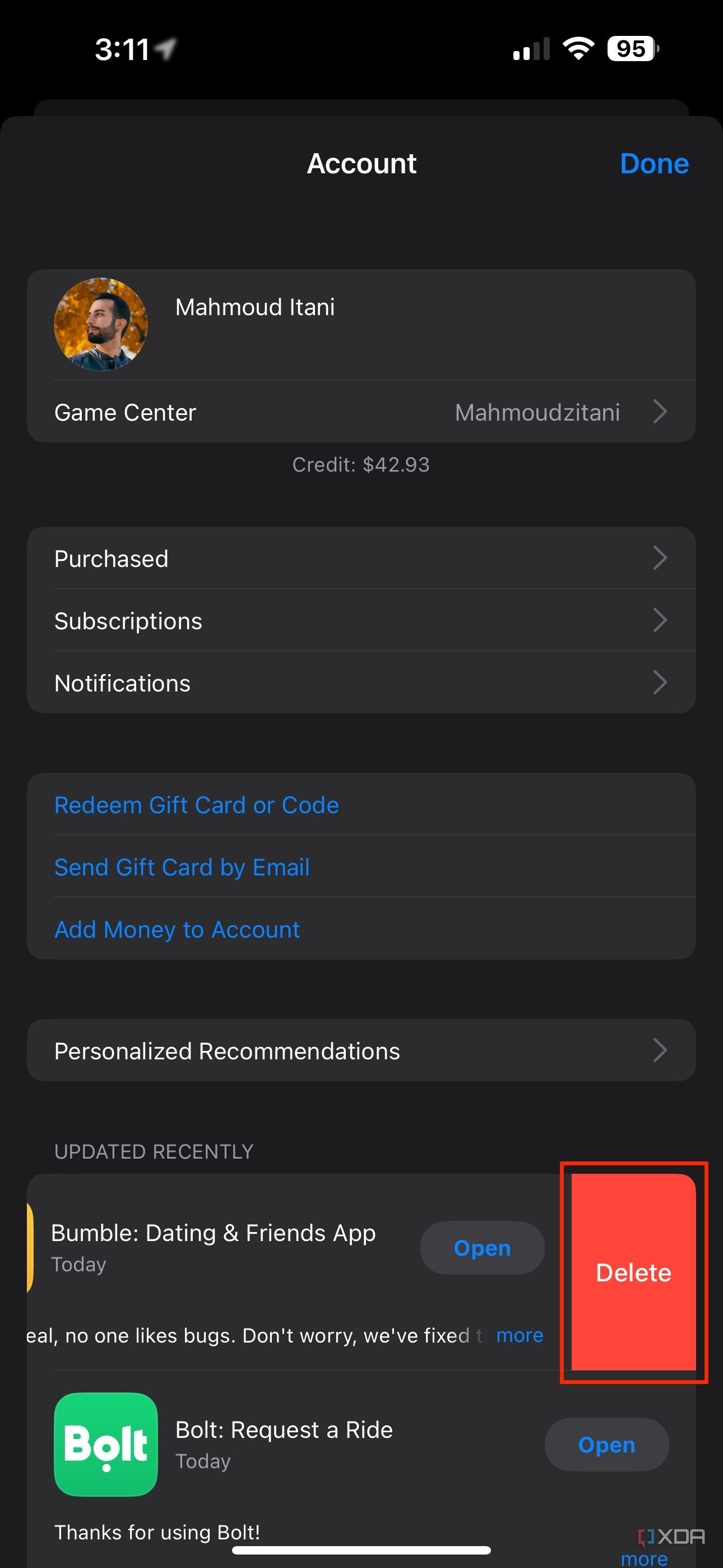How to uninstall an app on iPhone