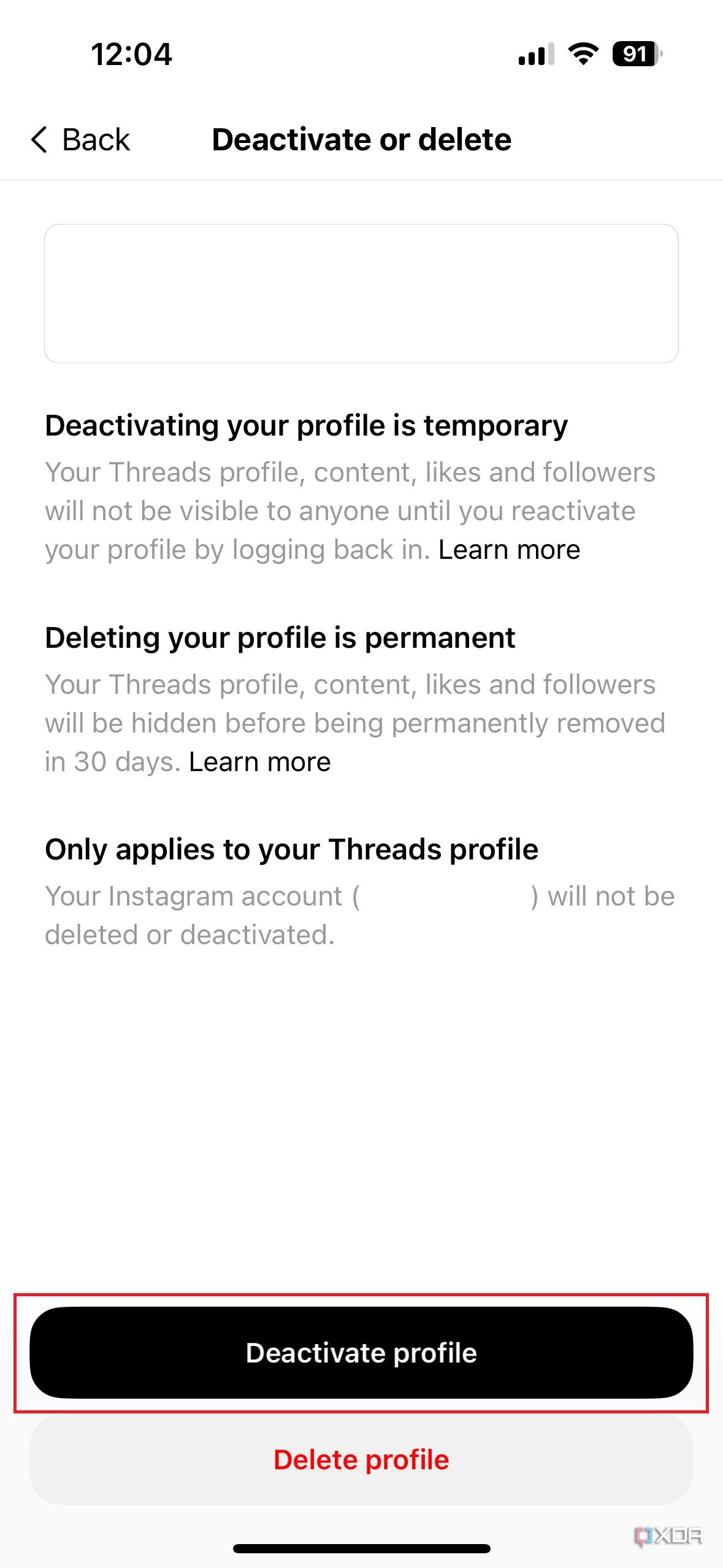 How to delete Threads