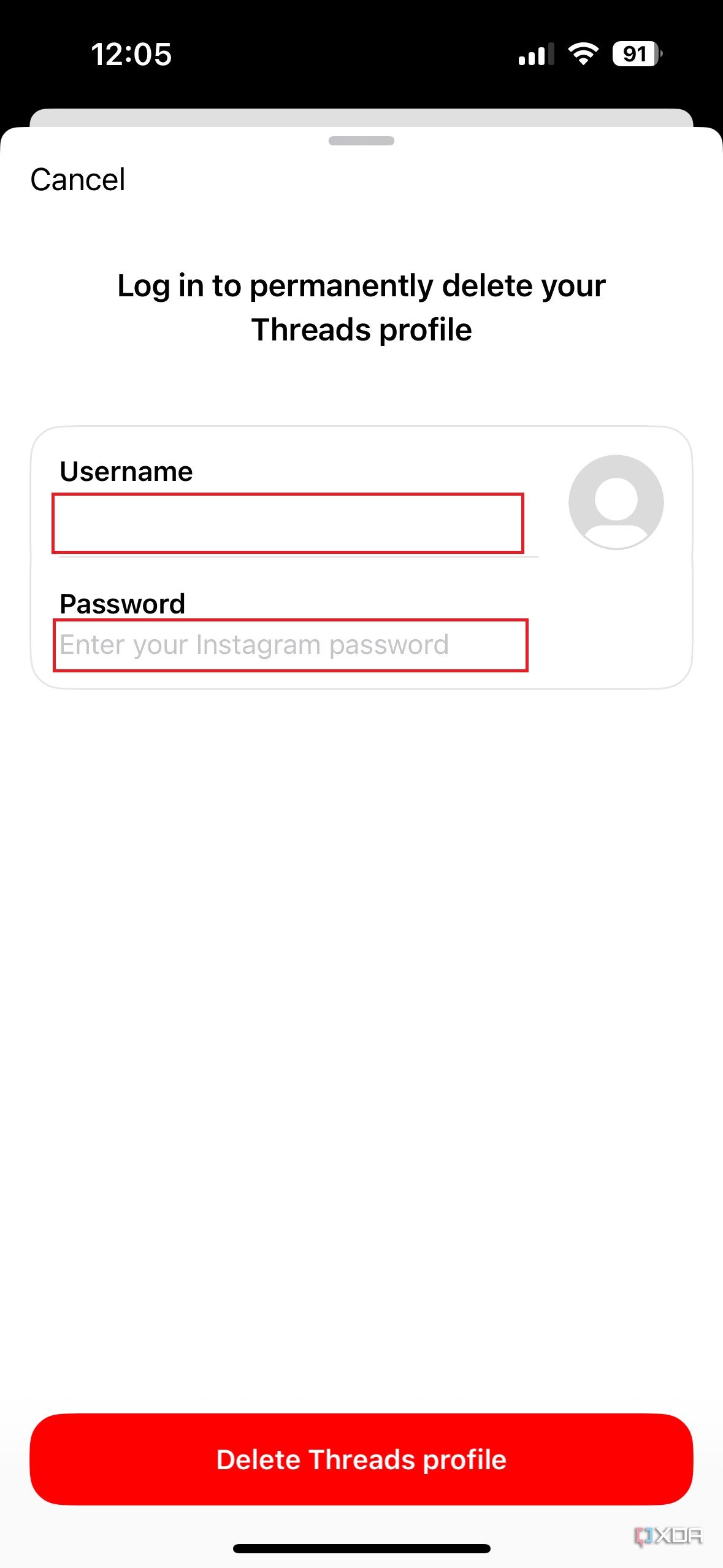 How to delete Threads