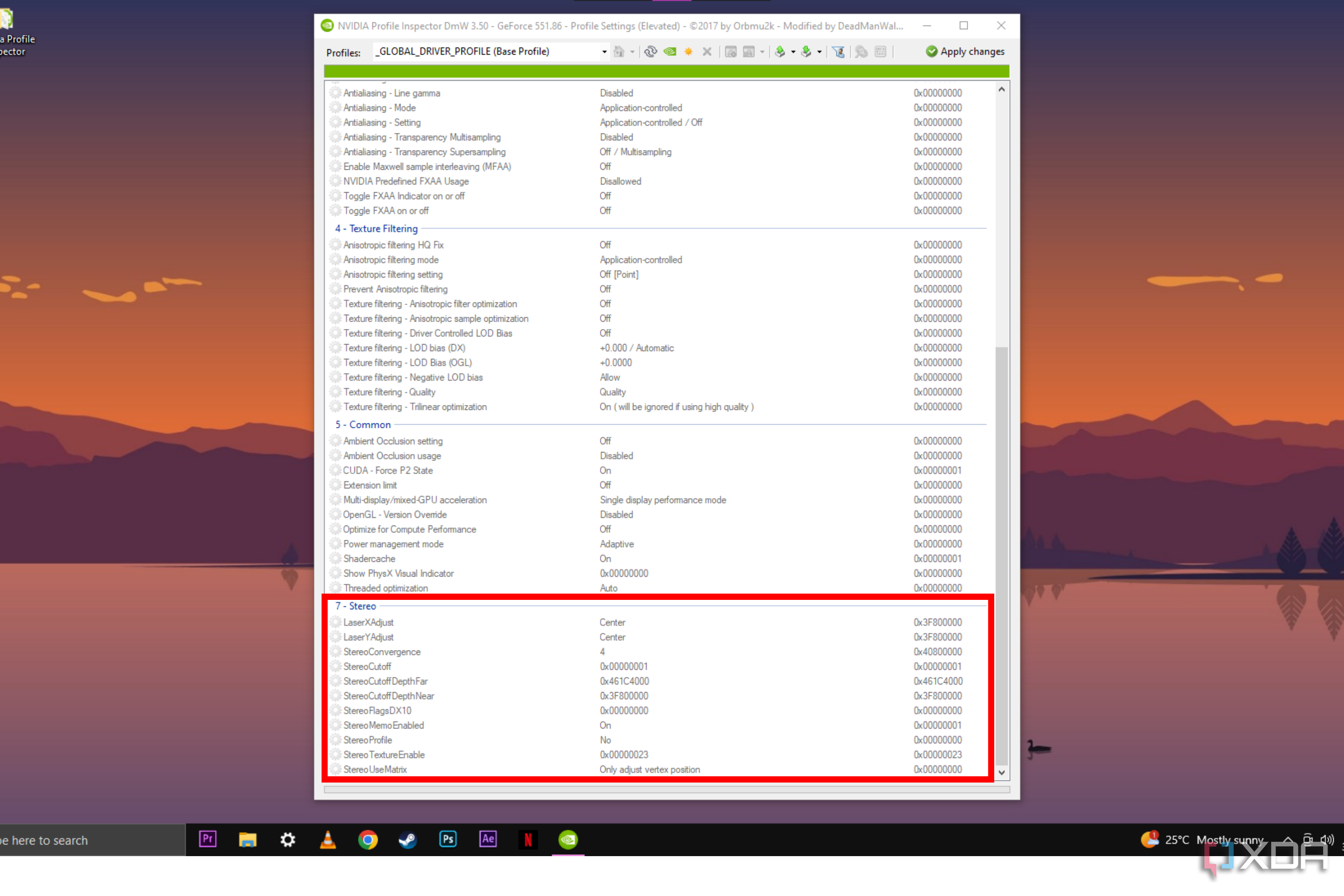 How to change advanced settings for your games with Profile Inspector