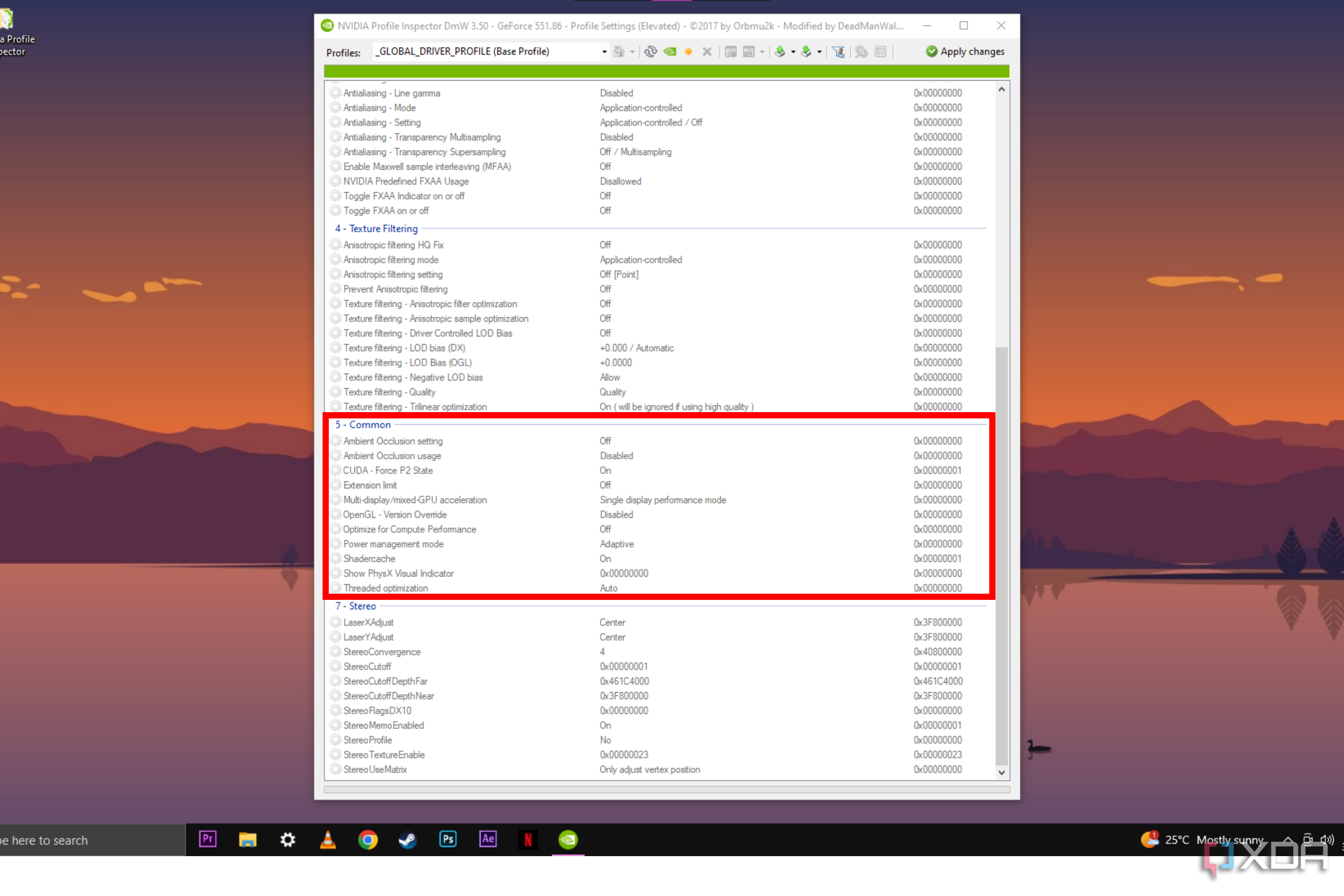 How to change advanced settings for your games with Profile Inspector