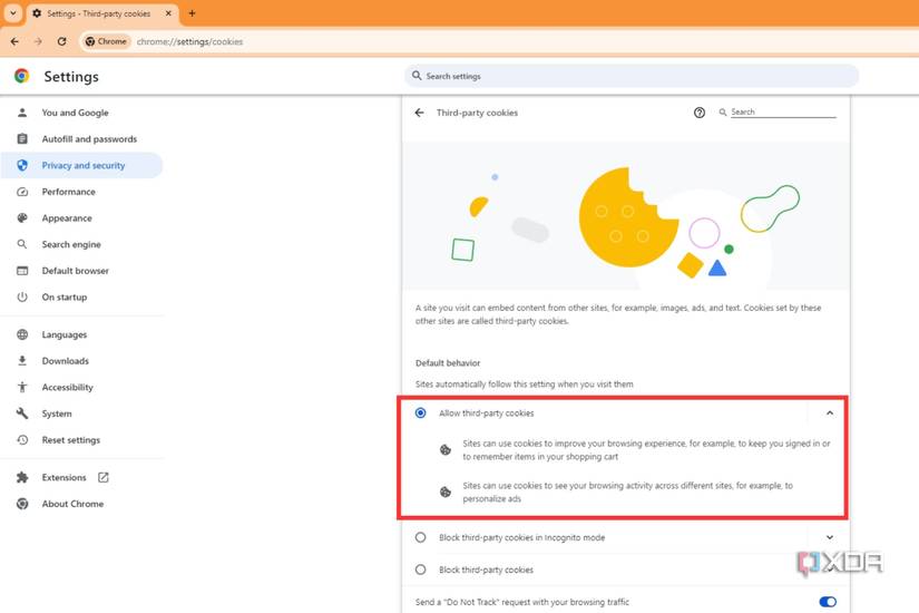 How to enable cookies on Google Chrome