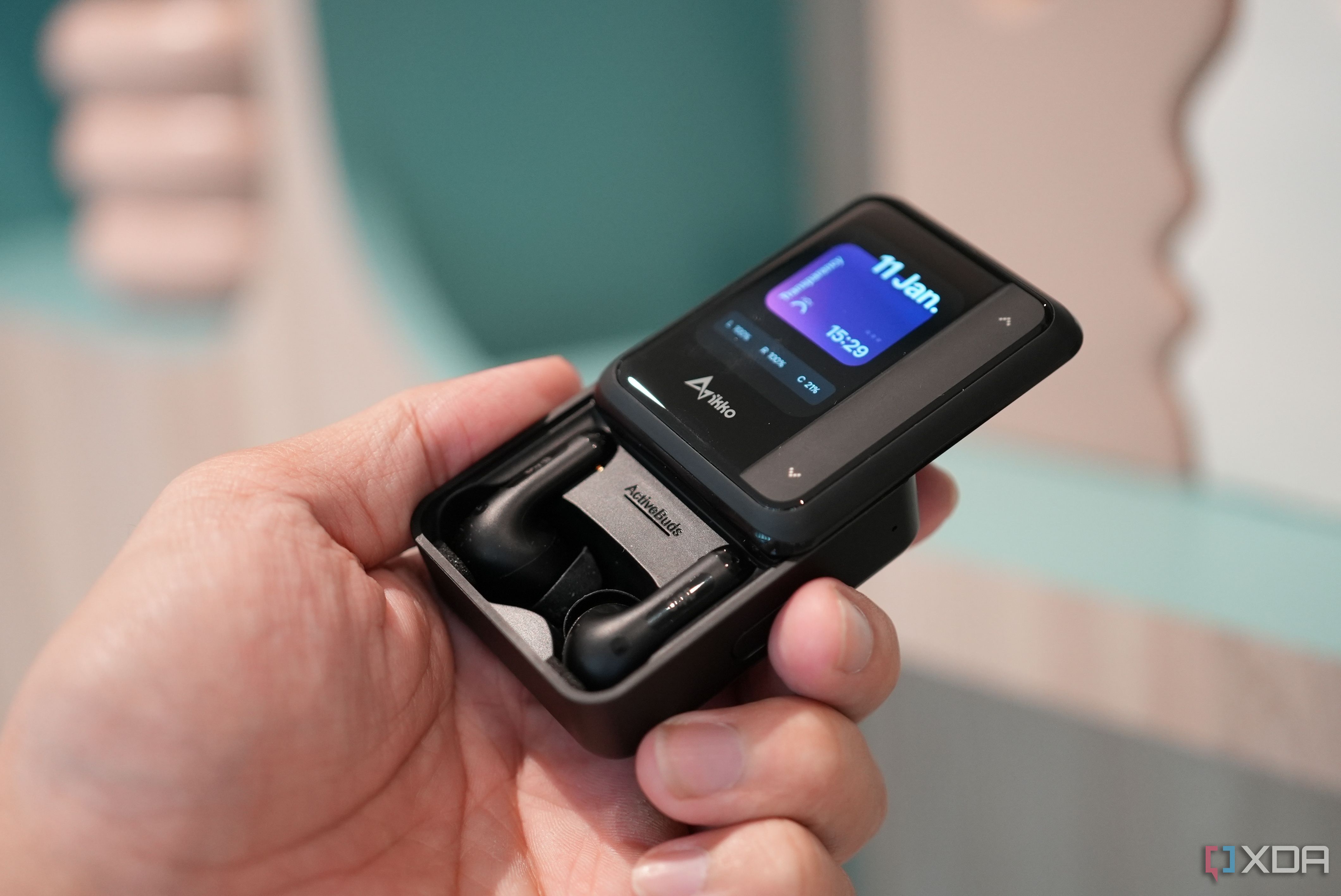 Ikko ActiveBuds review: The case is a tiny Android phone, but why?
