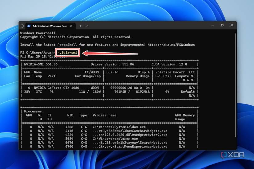 How to run Nvidia-SMI on Windows