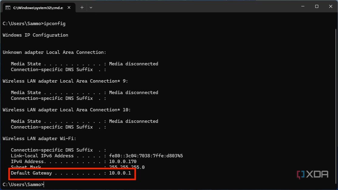 How to find a router IP address